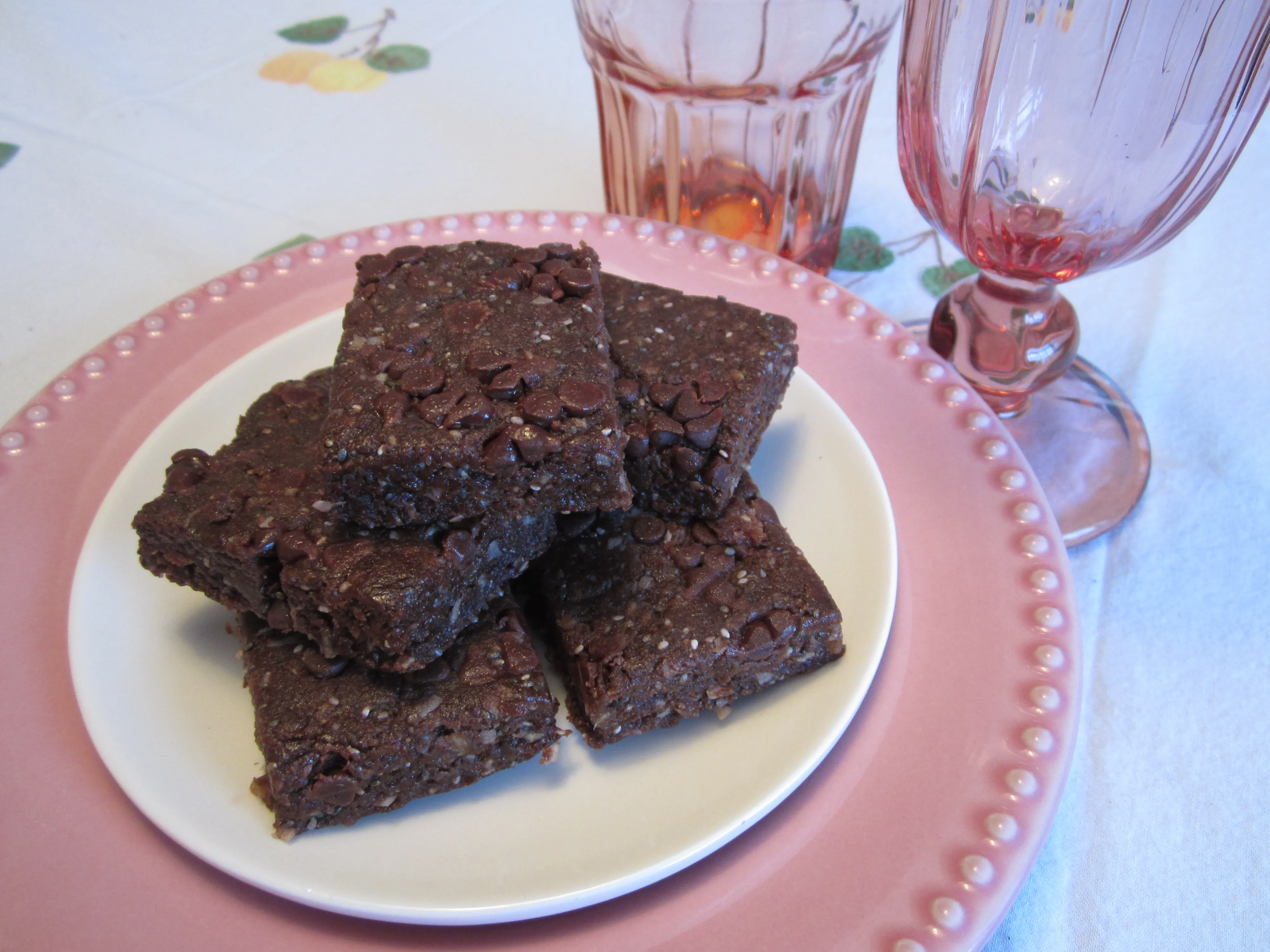 Recipes of the Scale! - No-Bake Protein Java Chip 'Brownie' Bars - Tips ...